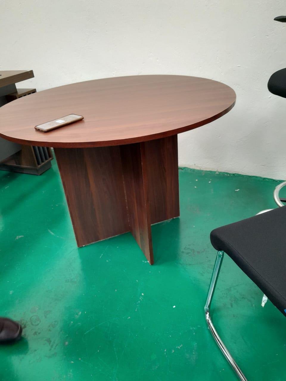 circular shaped boardroom table - Kenty Furniture Kenya