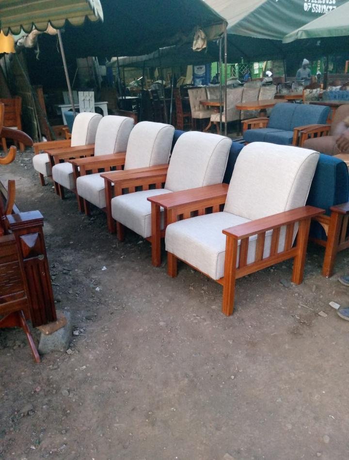 One Seater Open Sofa - Kenty Furniture Kenya