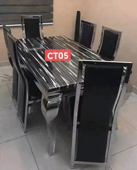 Six Seater Dining Table - Kenty Furniture Kenya