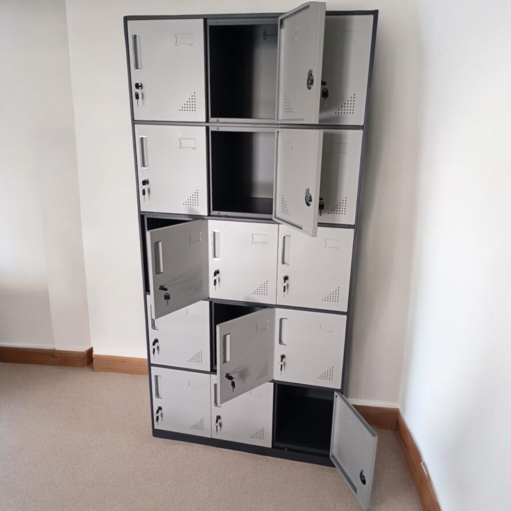 15 Lockers Cabinet - Kenty Furniture Kenya