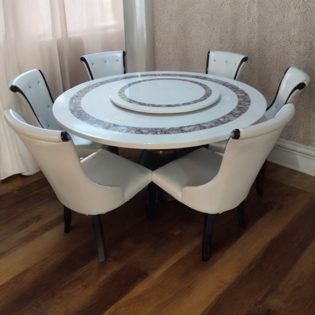 Dining Table Set Nairobi Kenya 6 Seater, 4 Seater | Glass & Marble ...
